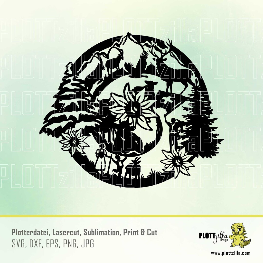 Plotter File Kugel Alpleben, Digital, Svg/eps/dxf/jpg/png File, for All Common Plotters Such as ...