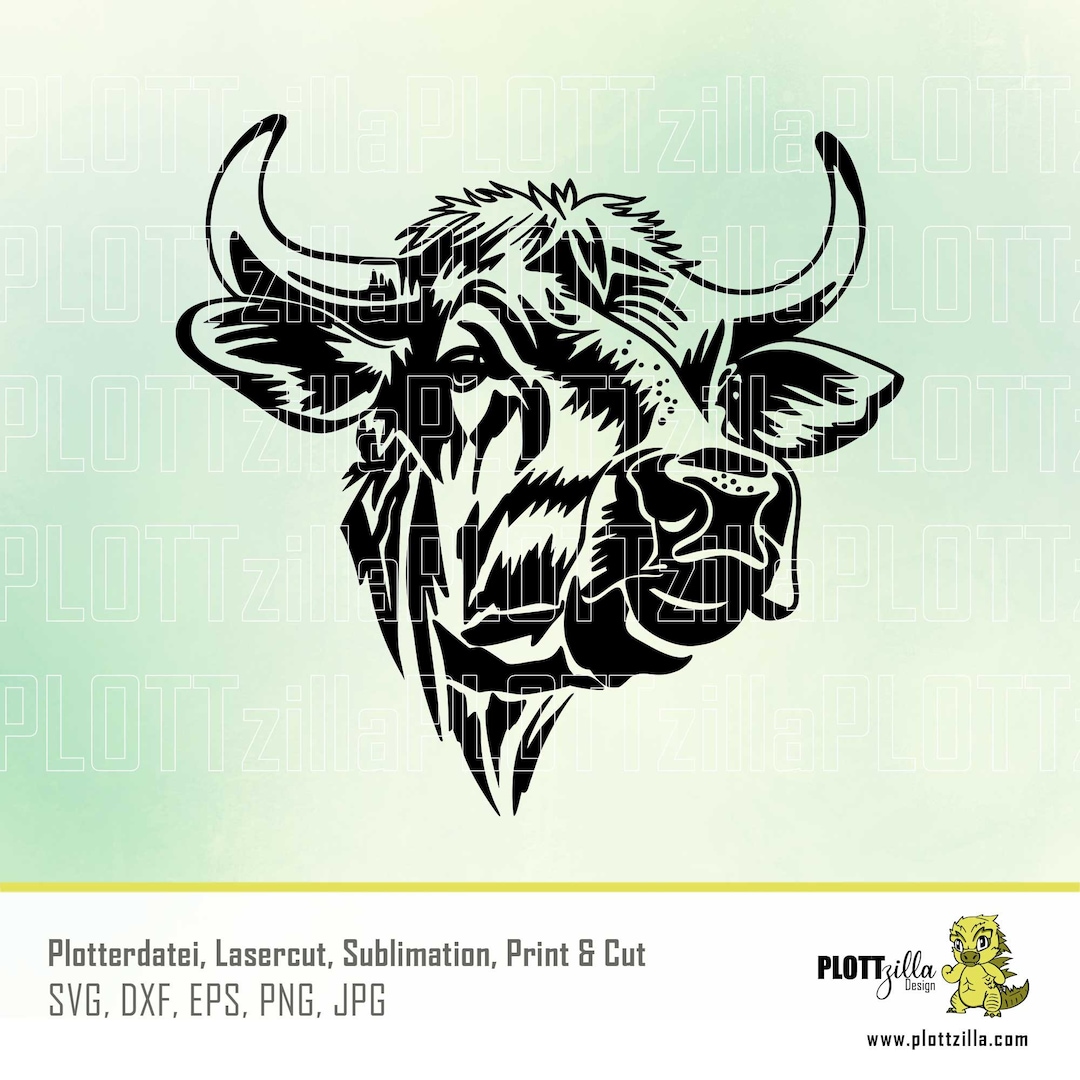 Plotter File Cow, Animals, Alps, Digital, Svg/eps/dxf/jpg/png File, for ...