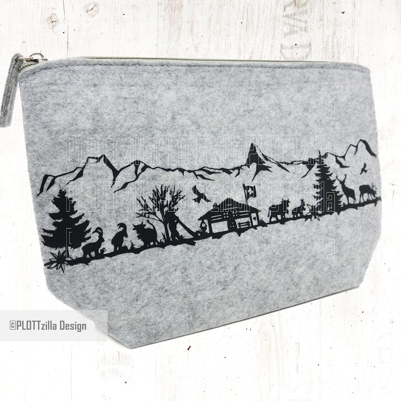 Plotterdatei Alpenland, digital, svg/eps/dxf/jpg/png Datei, für alle gängigen Plotter wie Cricut ...