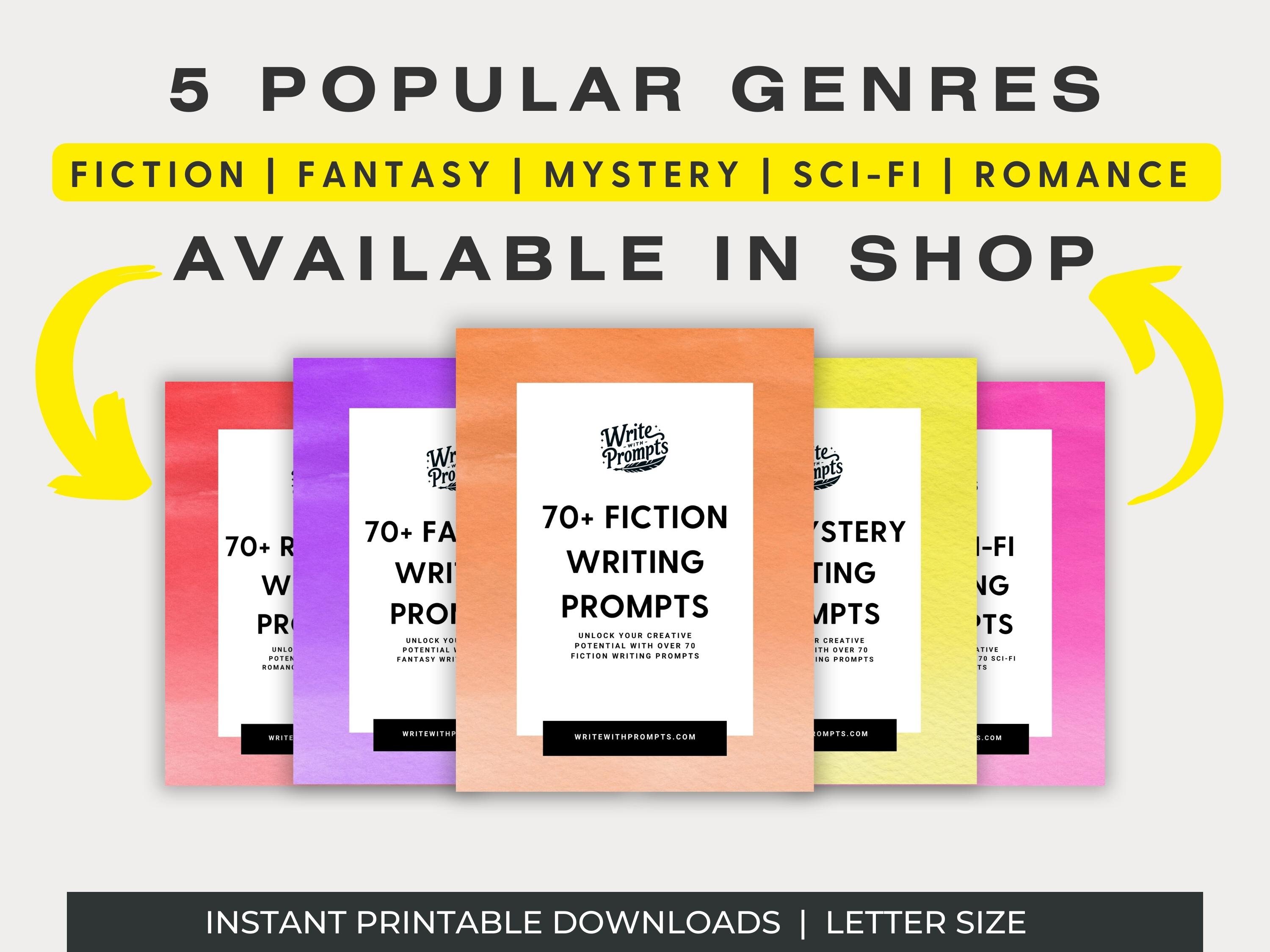 Sci-fi Writing Prompts PDF Bundle Prompt Ideas Journal - Etsy