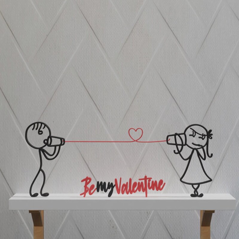 Stick Figure Valentine - Etsy