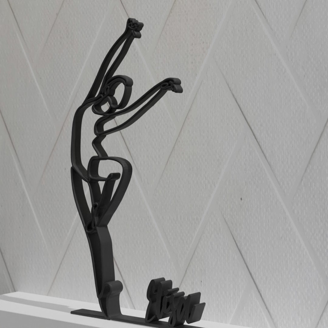 Ballet Dancing Girl Stylish Decor, Minimalist Home Office, Shelf ...