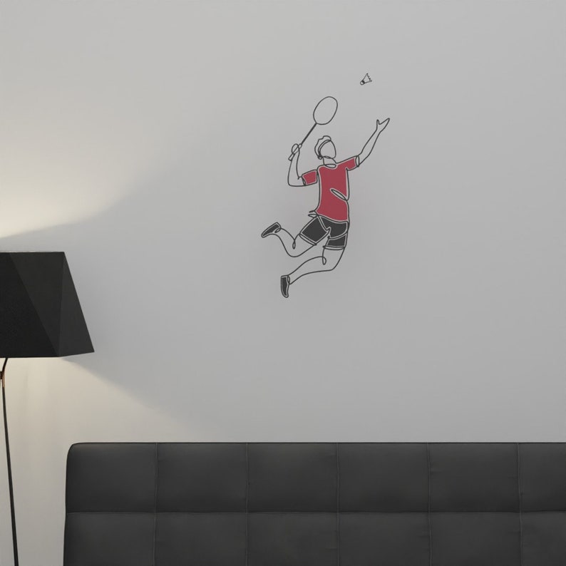 Badminton, Baddy Figurine, Personalized Gift, Wall, Decor, Custom ...