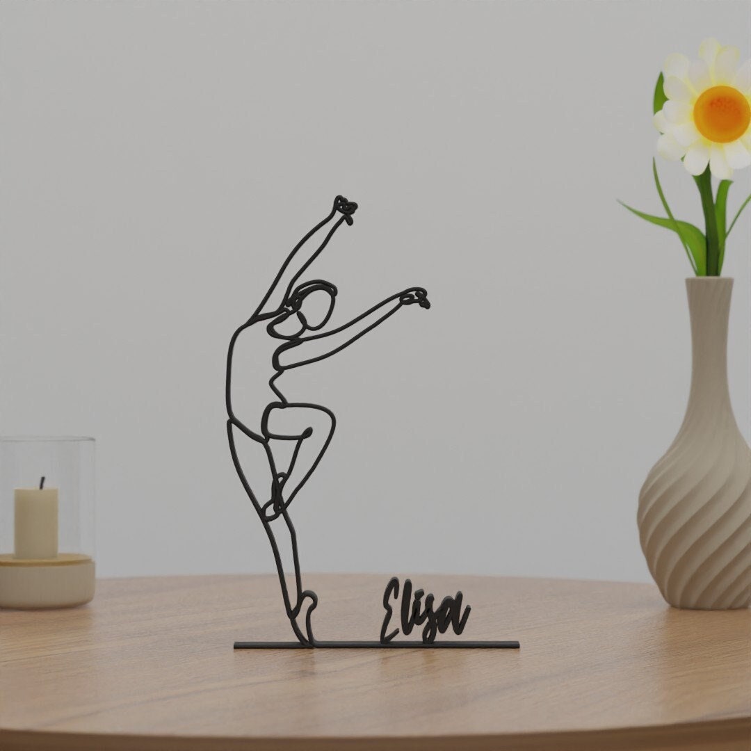 Ballet Dancing Girl Stylish Decor, Minimalist Home Office, Shelf ...