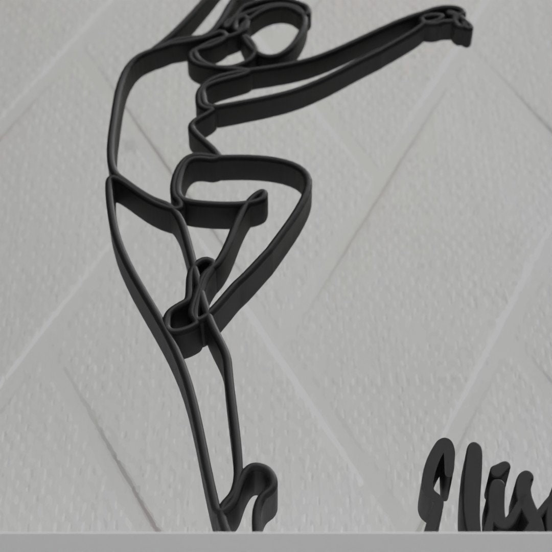 Ballet Dancing Girl Stylish Decor, Minimalist Home Office, Shelf ...