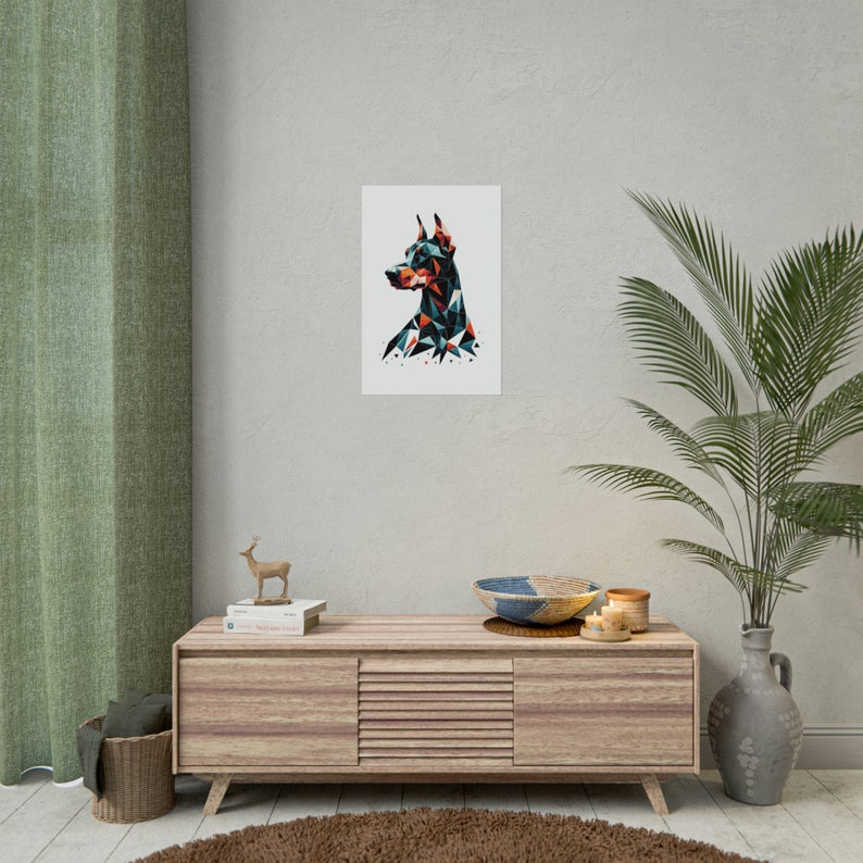 Doberman Art Rolled Posters - Etsy