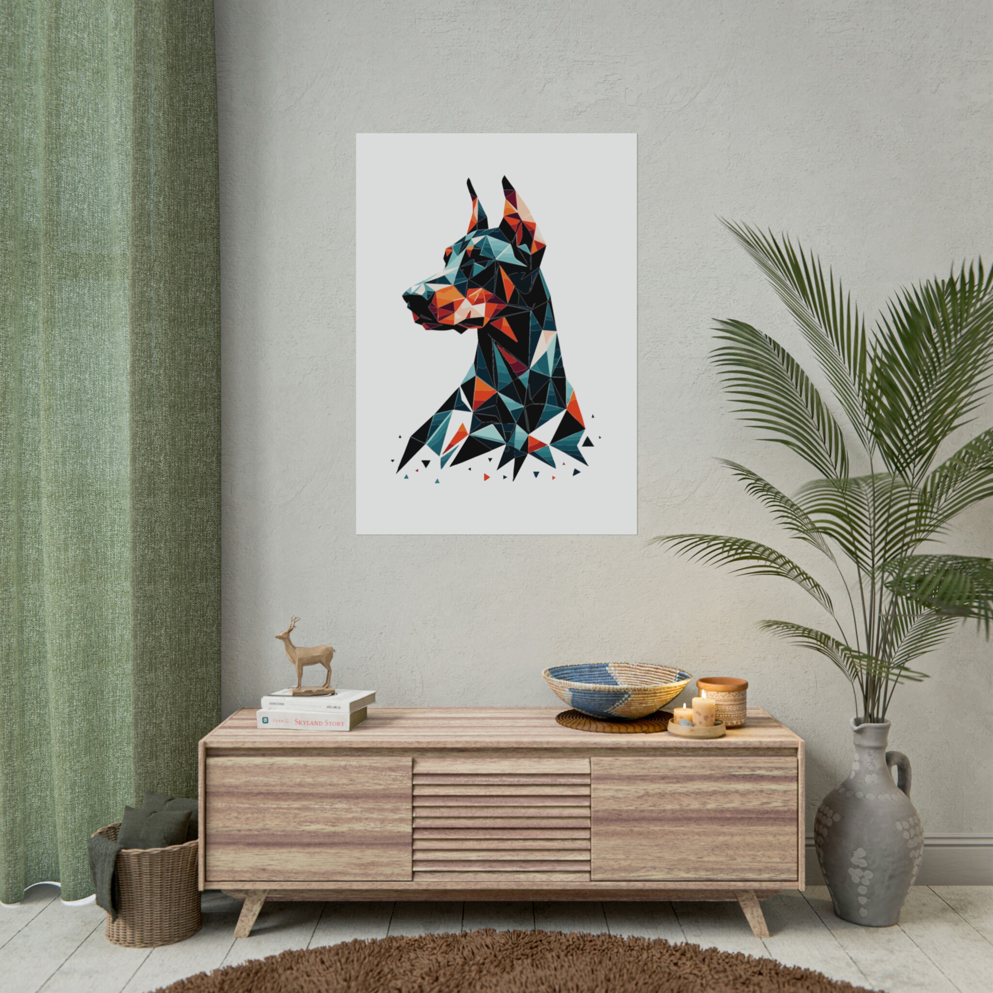Doberman Art Rolled Posters - Etsy