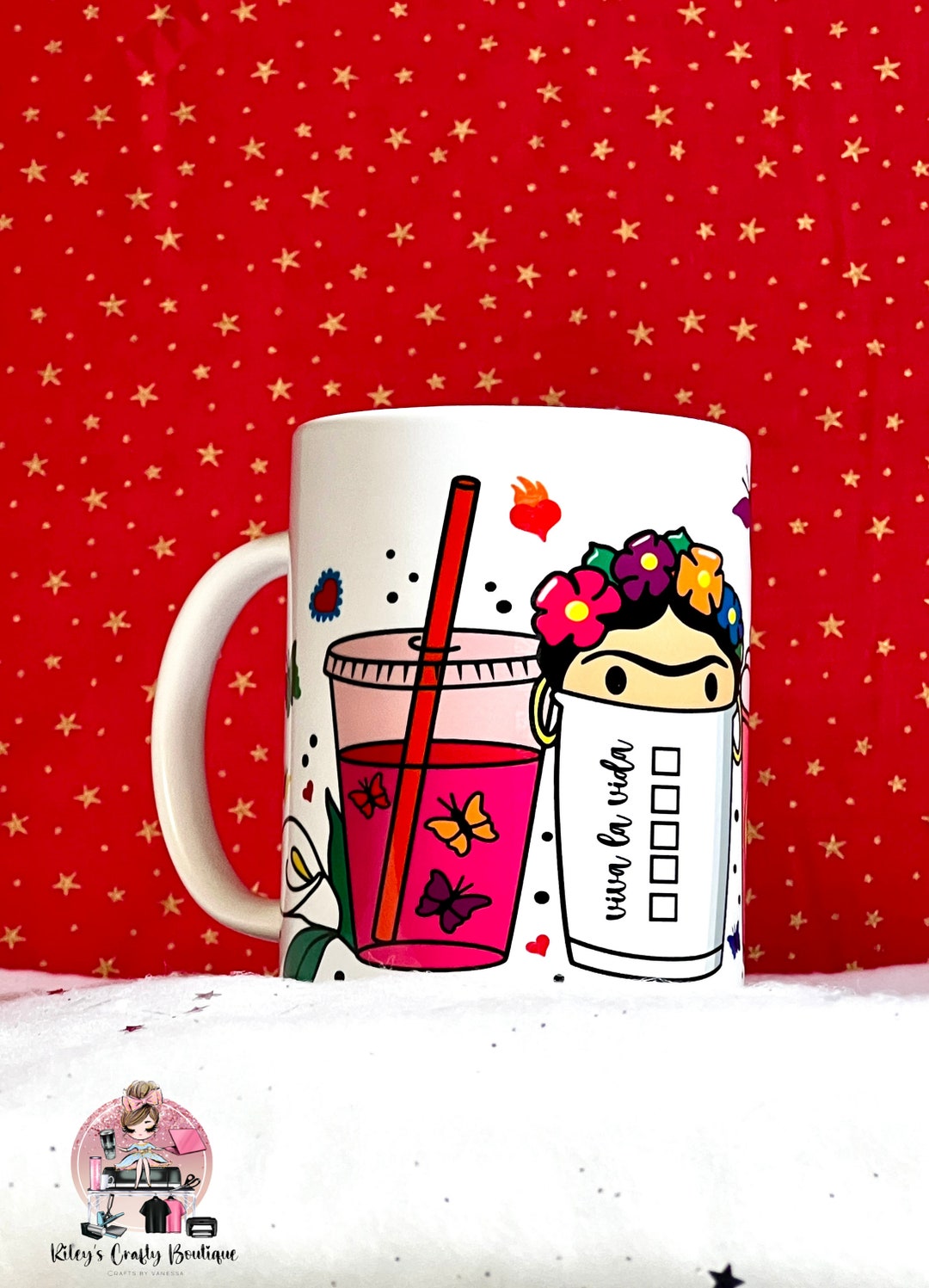 Frida Kahlo Cafecitos Coffee Cups 15 Oz. Mug - Etsy