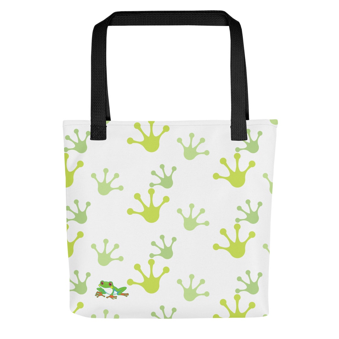 Cheeky Tree Frog Footprint Tote Bag Gift for Someone Who Loves Frogs ...