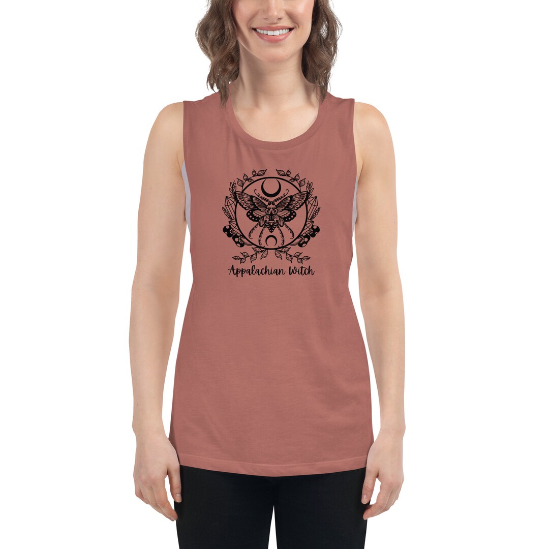 Appalachian Witch Ladies’ Muscle Style Tank Top Gift for Her, Gift for ...