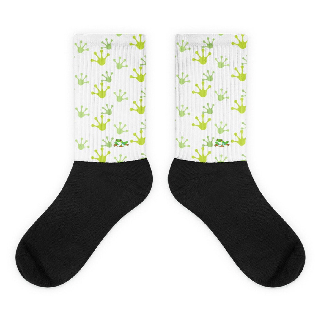 Cheeky Tree Frog Footprint Socks Gift for Someone Who Loves Frogs Frog ...