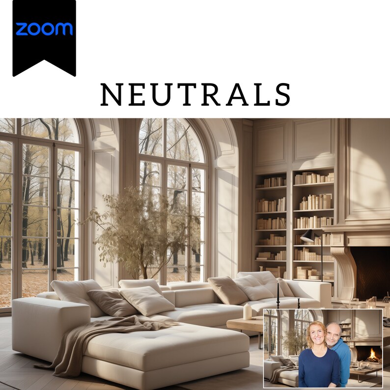 Real Christmas Virtual Backgrounds Set of 9 Bundle White Christmas ...