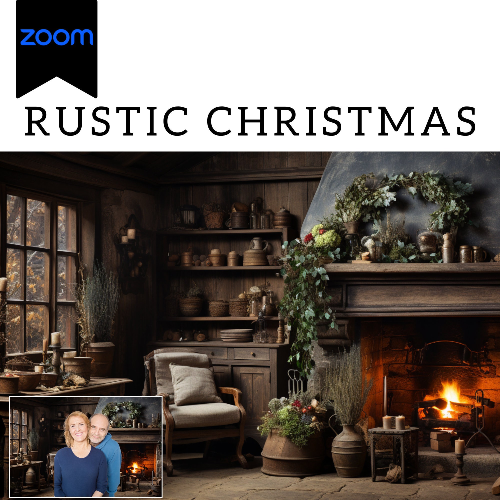 Virtual Zoom Backgrounds Set of 9 Bundle | Ugly Christmas Sweater ...