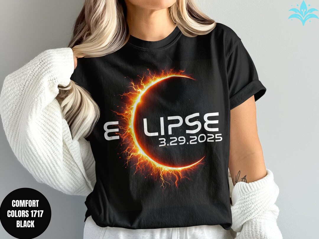 Solar Eclipse 2025 Shirt, March 29 and September 21, Annular Solar ...