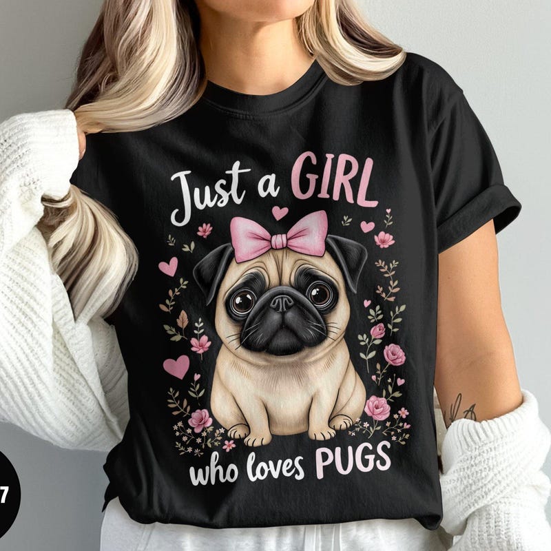 Pug T Shirt - Etsy