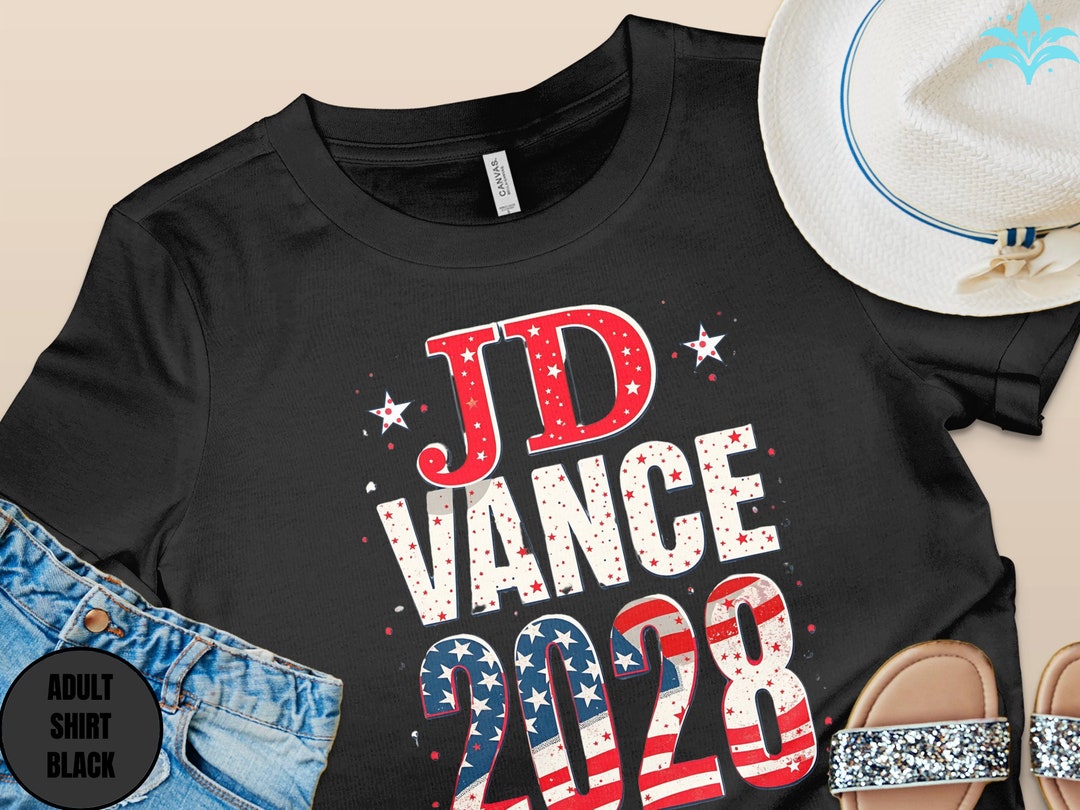 JD Vance 2028 Shirt,vance Shirt,presidential Campaign Shirt,retro ...