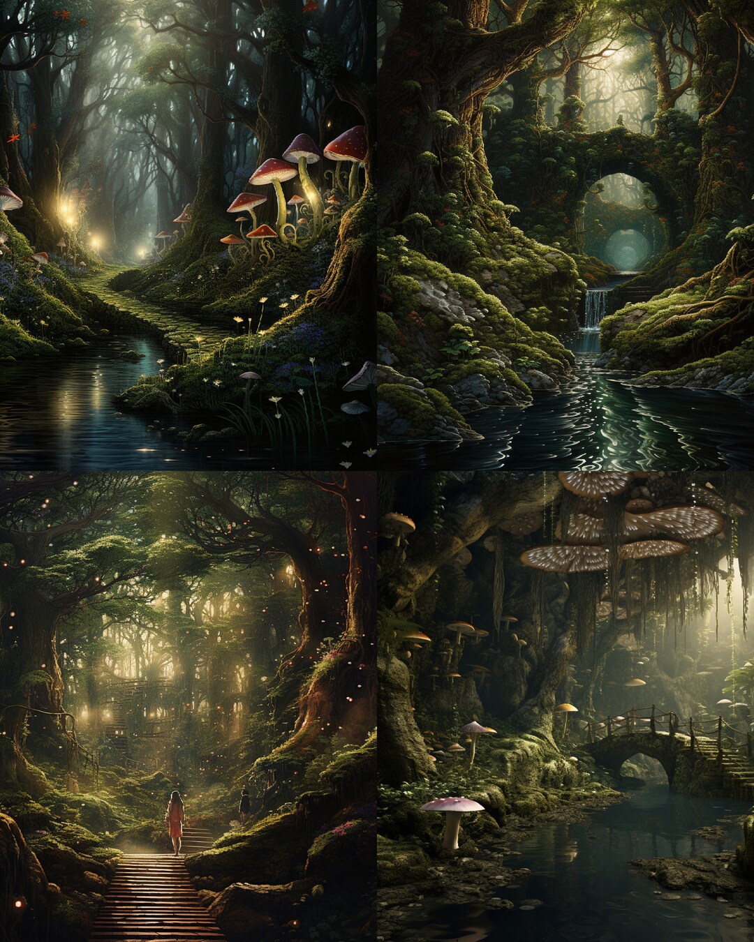 The Way of Nature the Mystical Forest the Arch Waterfall the Bridge of ...