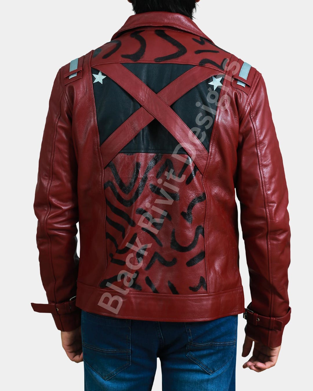 Handmade Travis Touchdown Maroon Jacket Cosplay Video Game No More ...