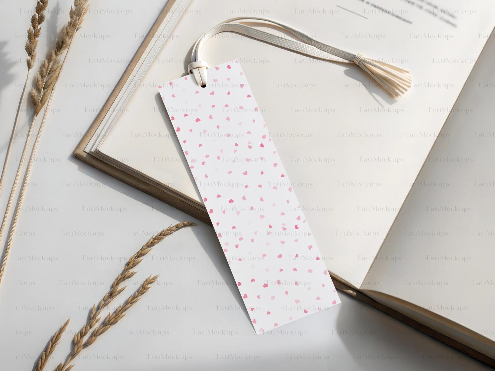 2x6 Paper Bookmark Mockup, Photo Booth Mockup (PSD, JPG) - Etsy