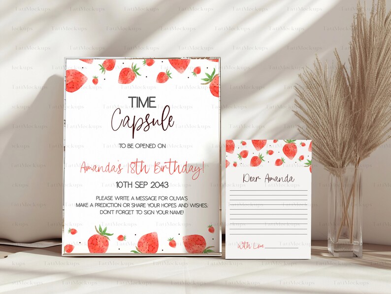 Time Capsule Mockup, 8x10 and 5x7 Frame Mockup (PSD, JPG) - Etsy