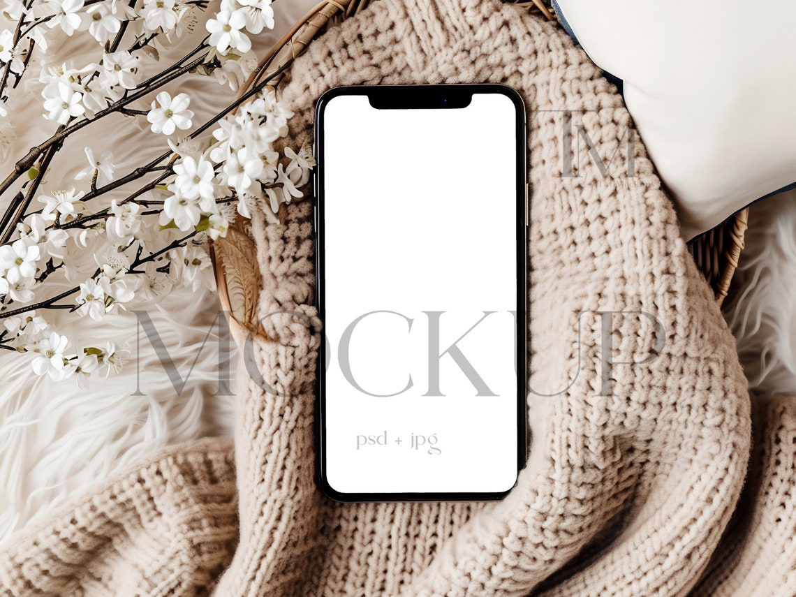 IPhone Mockup, Social Media Mockup, iPhone Screen Mockup, iPhone Screen ...