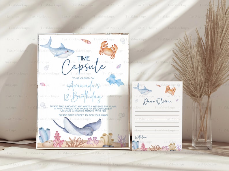 Time Capsule Mockup, 8x10 and 5x7 Frame Mockup (PSD, JPG) - Etsy