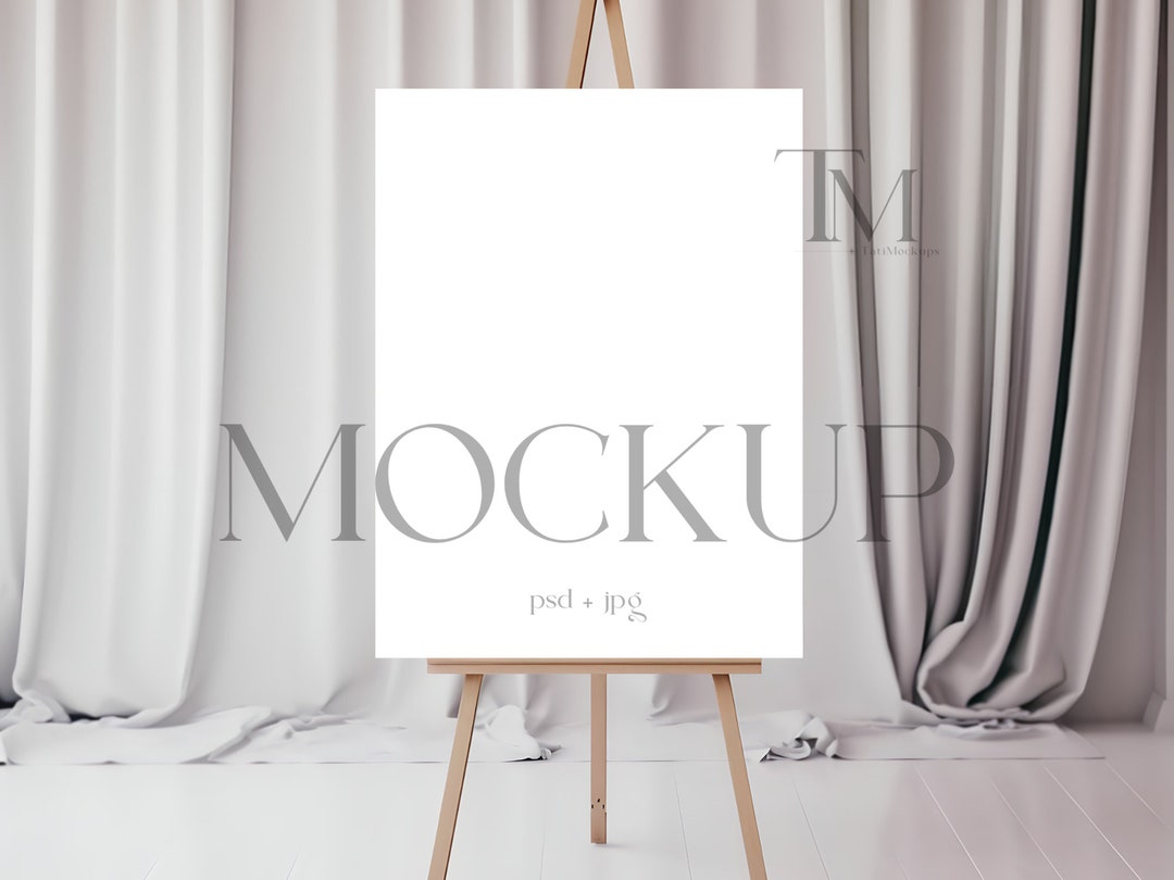 Event Sign Mockup Elegant Wedding Welcome Sign Mockup Seating Chart ...