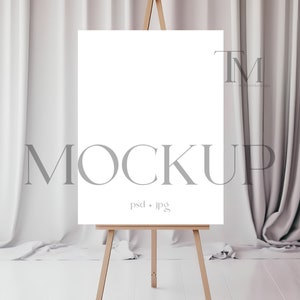 Event Sign Mockup Elegant Wedding Welcome Sign Mockup Seating Chart ...