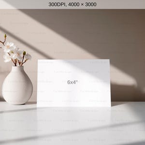 4x6 Card Mockup, 4x6 Mockup, Details Card Mockup, 6x4 Card Mockup ...