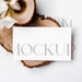 Rectangle Hang Tag Mockup, Editable Party Tag Mockup, Birthday Gift Bag ...