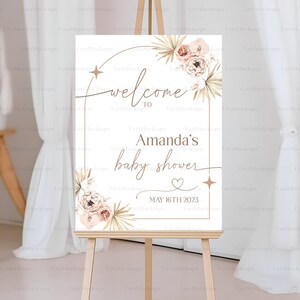 Welcome Sign Mockup, 3x4 Proportion, Birthday Easel Sign, Seating Chart ...