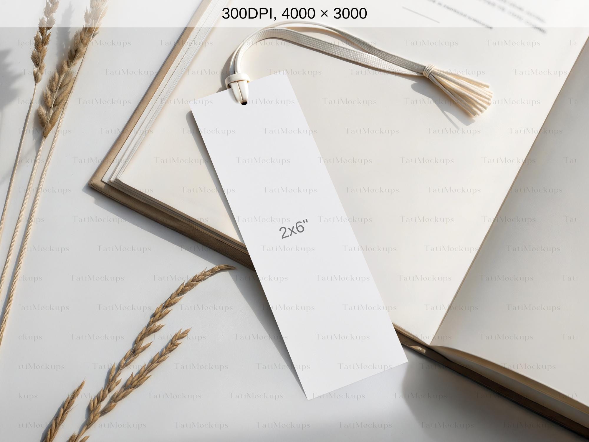 2x6 Paper Bookmark Mockup, Photo Booth Mockup (PSD, JPG) - Etsy