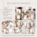 50 Boho Mockup Bundle Neutral Tones Invitation Mockup Bundle Easel Sign ...