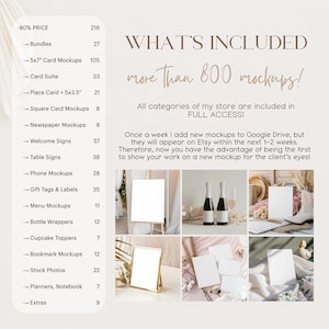 Whole Shop Mockup Bundle, Lifetime Access Entire Shop Bundle, Wedding ...