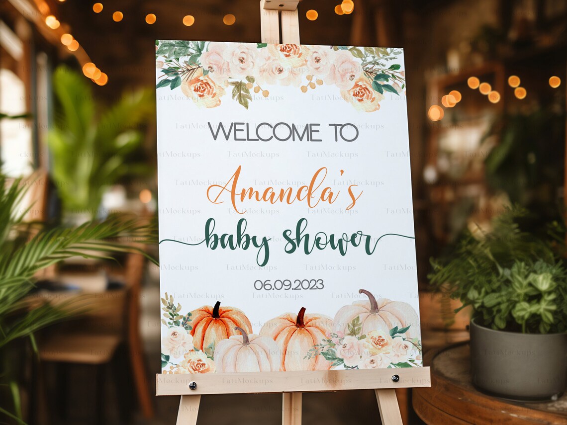 Easel Welcome Sign Mockup, 18x24" 3x4 Ratio (PSD & JPG) - Etsy