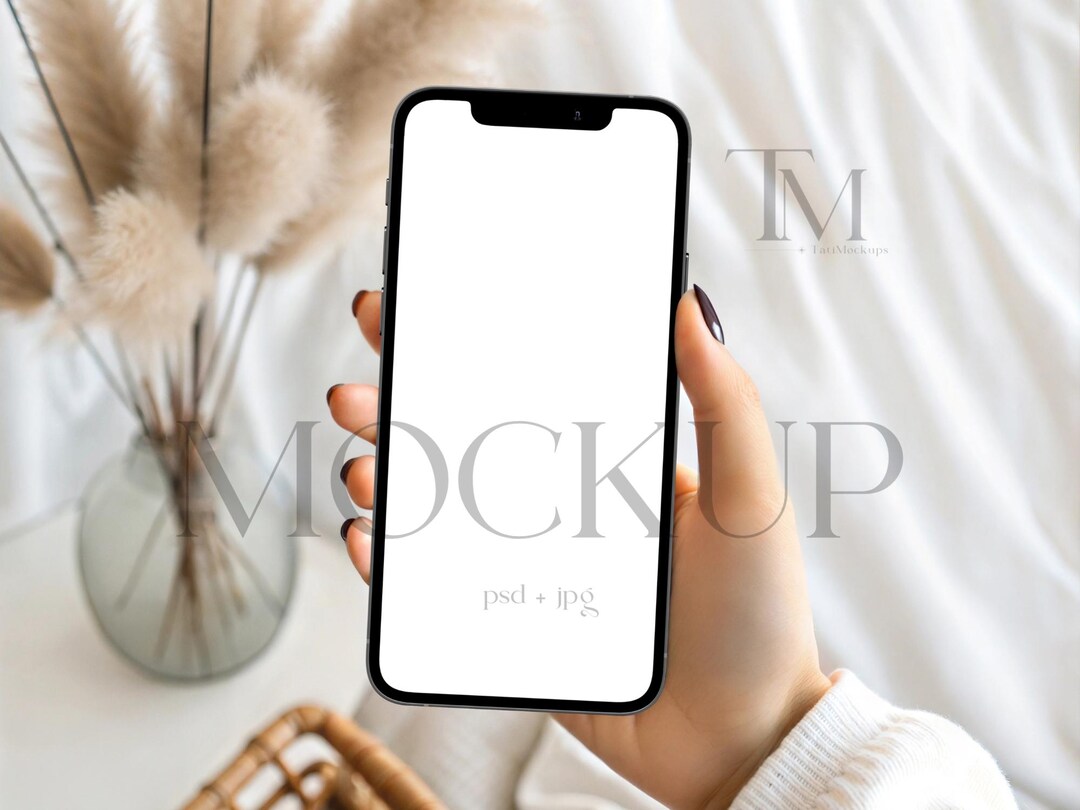 IPhone Screen Mockup, Device Mockup, 1080x1920 Mockup, Electronic ...