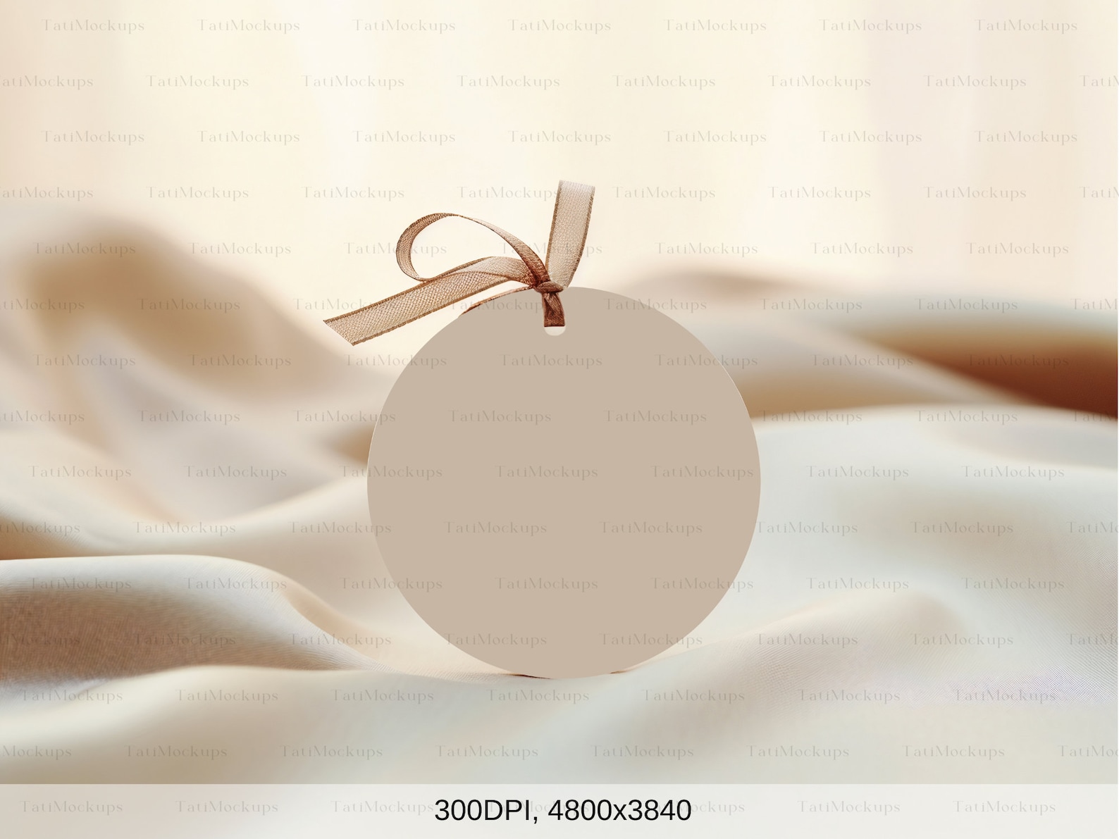 Wedding Favor Tag Mockup, Minimal Gift Tag Mockup, Round Label Mockup ...
