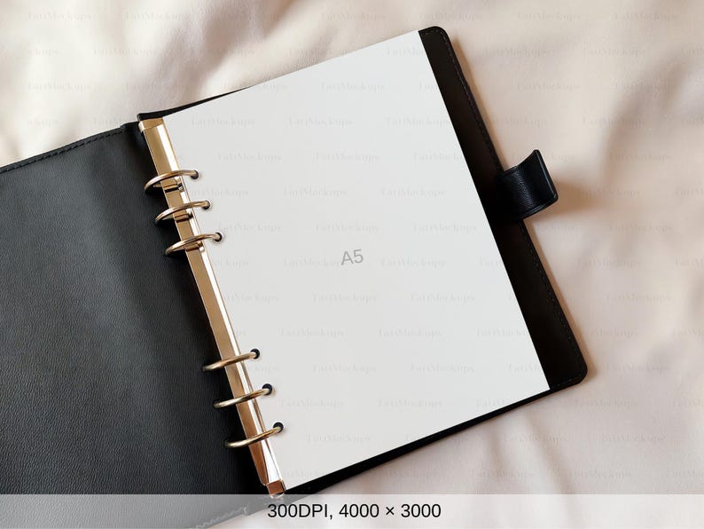 A5 Filofax Mockup, A5 Notebook Mockup, Planner Pages Mockups, Planner ...