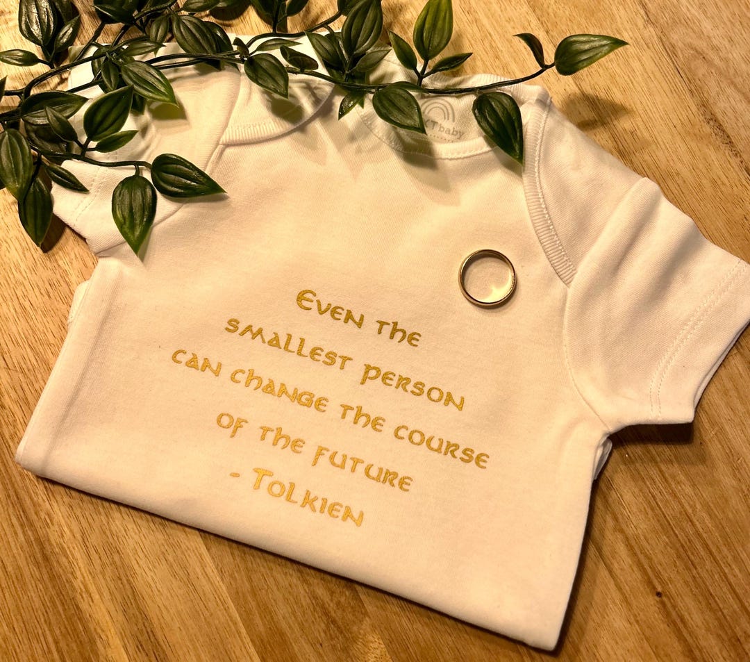 Lord of the Rings Inspired Baby Vest | LOTR | Tolkien | Even the ...