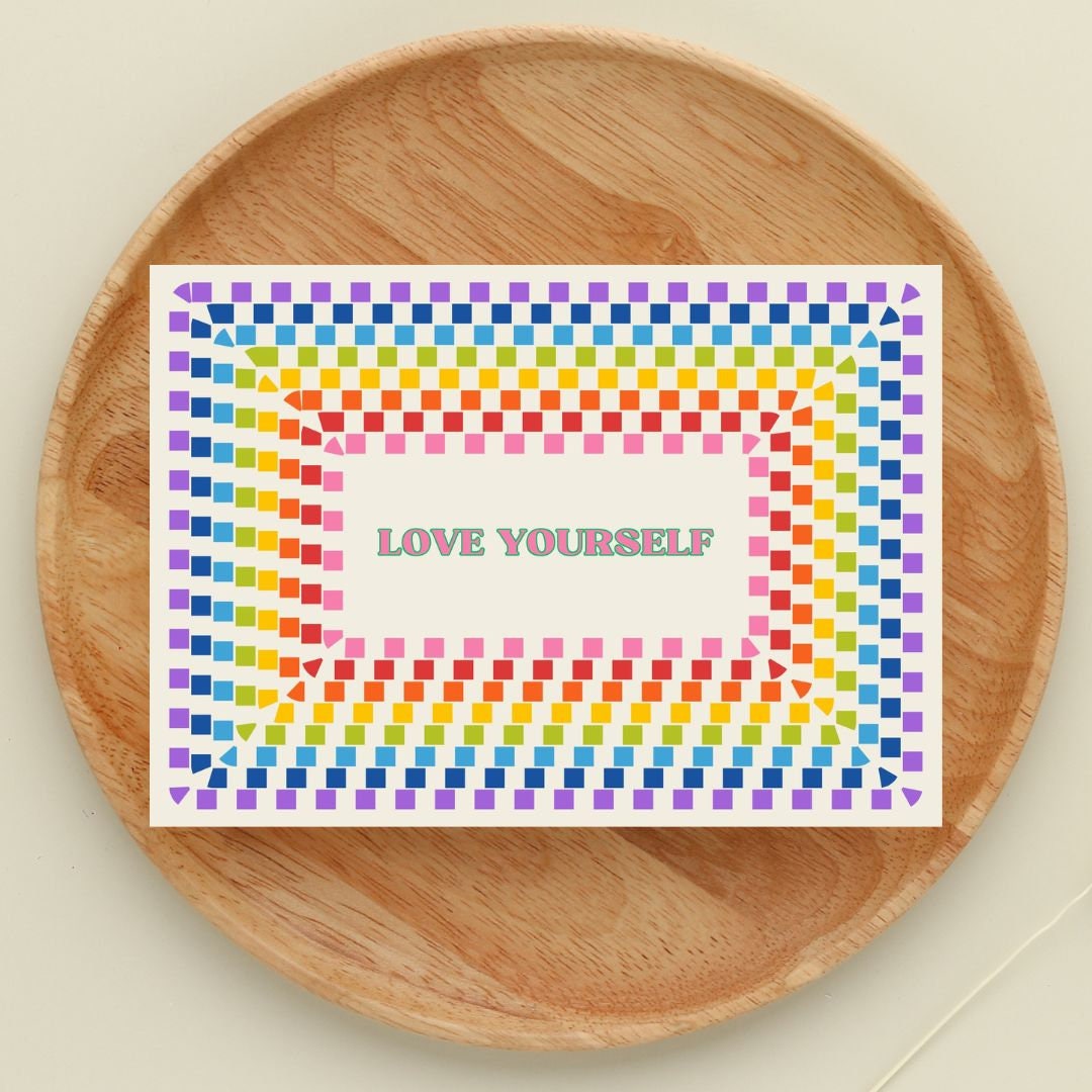 Printable Pride Card, Be Proud Card, Instant Download Love Yourself ...