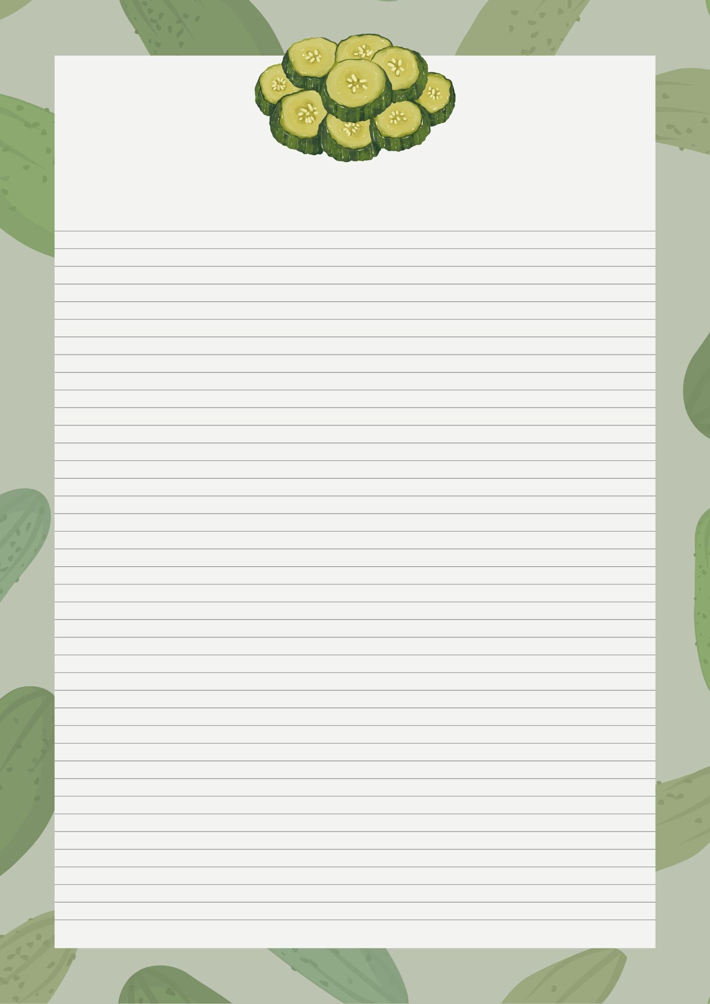 Pickle Journal Pages, Pickle Downloadable Diary Set, Healing Journey ...