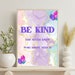 Be Kind Wall Art, Motivational Artwork, Instant Digital Download Wall ...