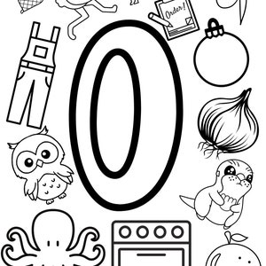 Alphabet Coloring Pages, A Through Z Instant Download Printable ...