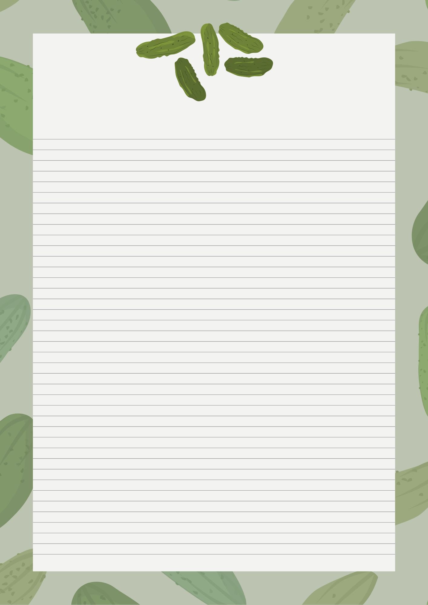 Pickle Journal Pages, Pickle Downloadable Diary Set, Healing Journey ...