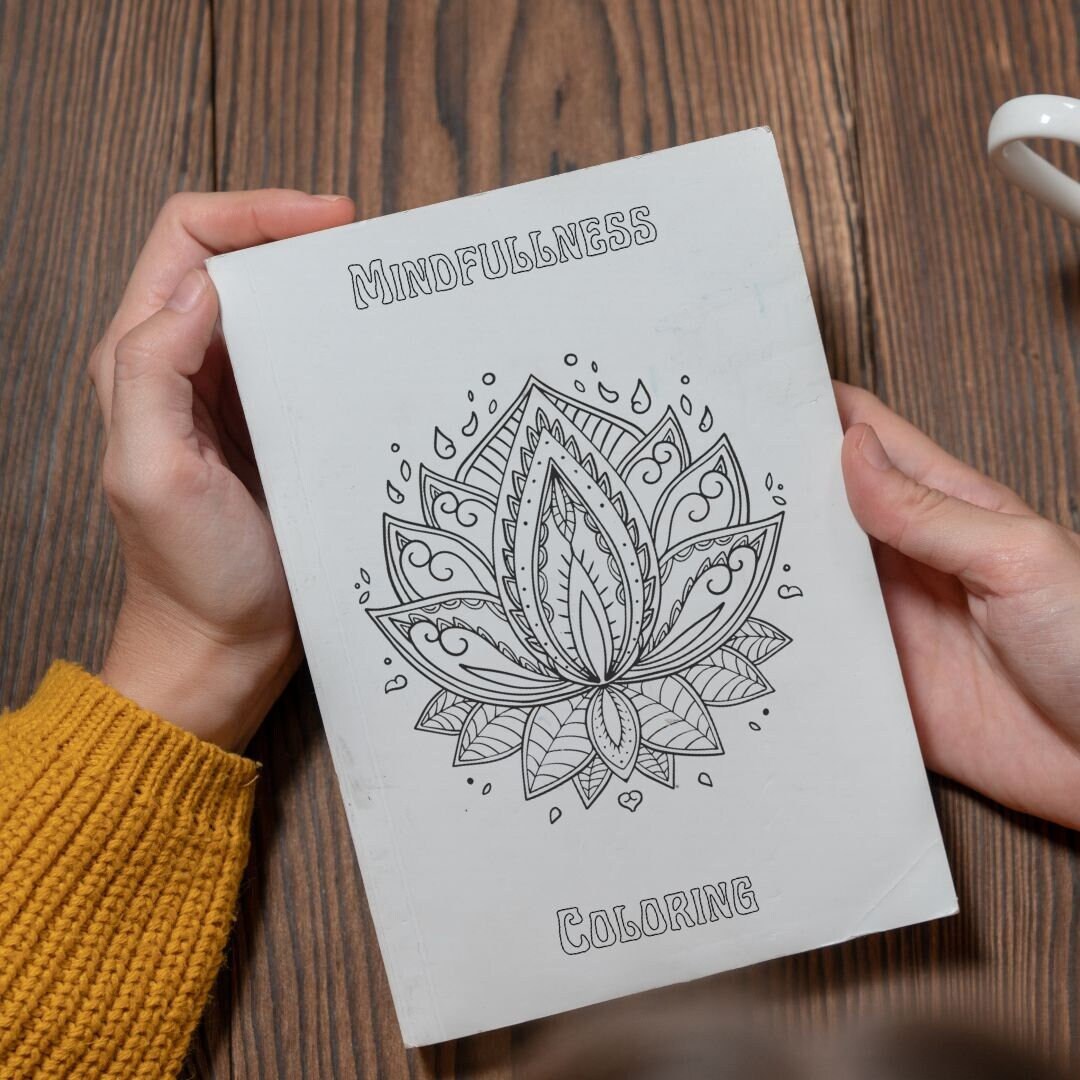 Mindfulness Coloring Page Instant Download, Mandala Style Printable ...