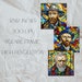 Inspired Van Gogh Self Portrait Stained Glass Pattern Digital Download ...