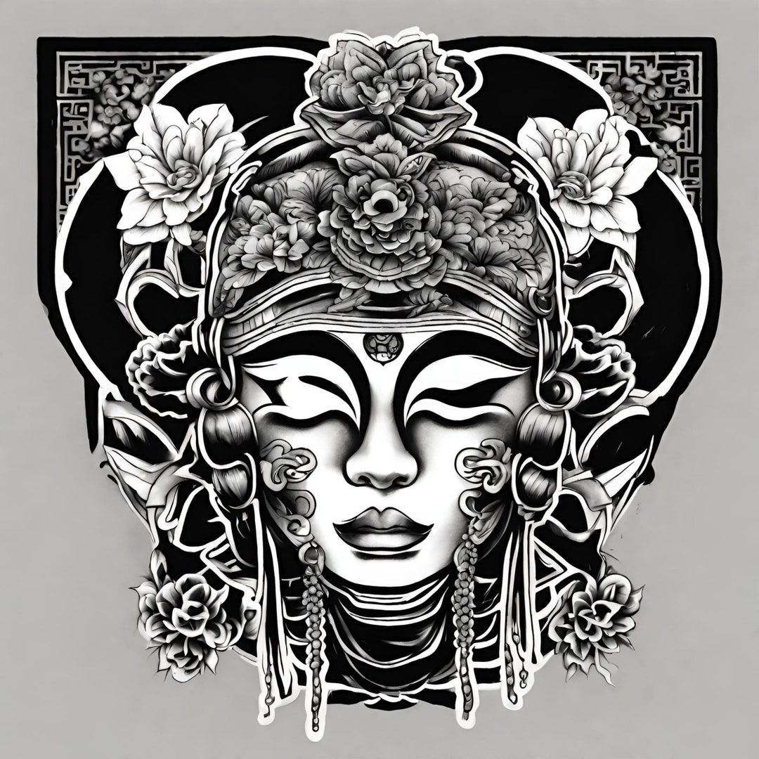 8 Psychedelic Tattoo Stamp Brushes Magic Alien Gothic 3. Eye Frame ...