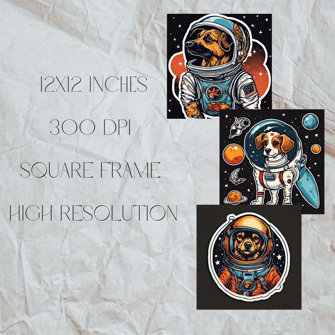 Astronaut Dog Clipart ,sublimation Design , Astronaut Dog Png ,vector ...