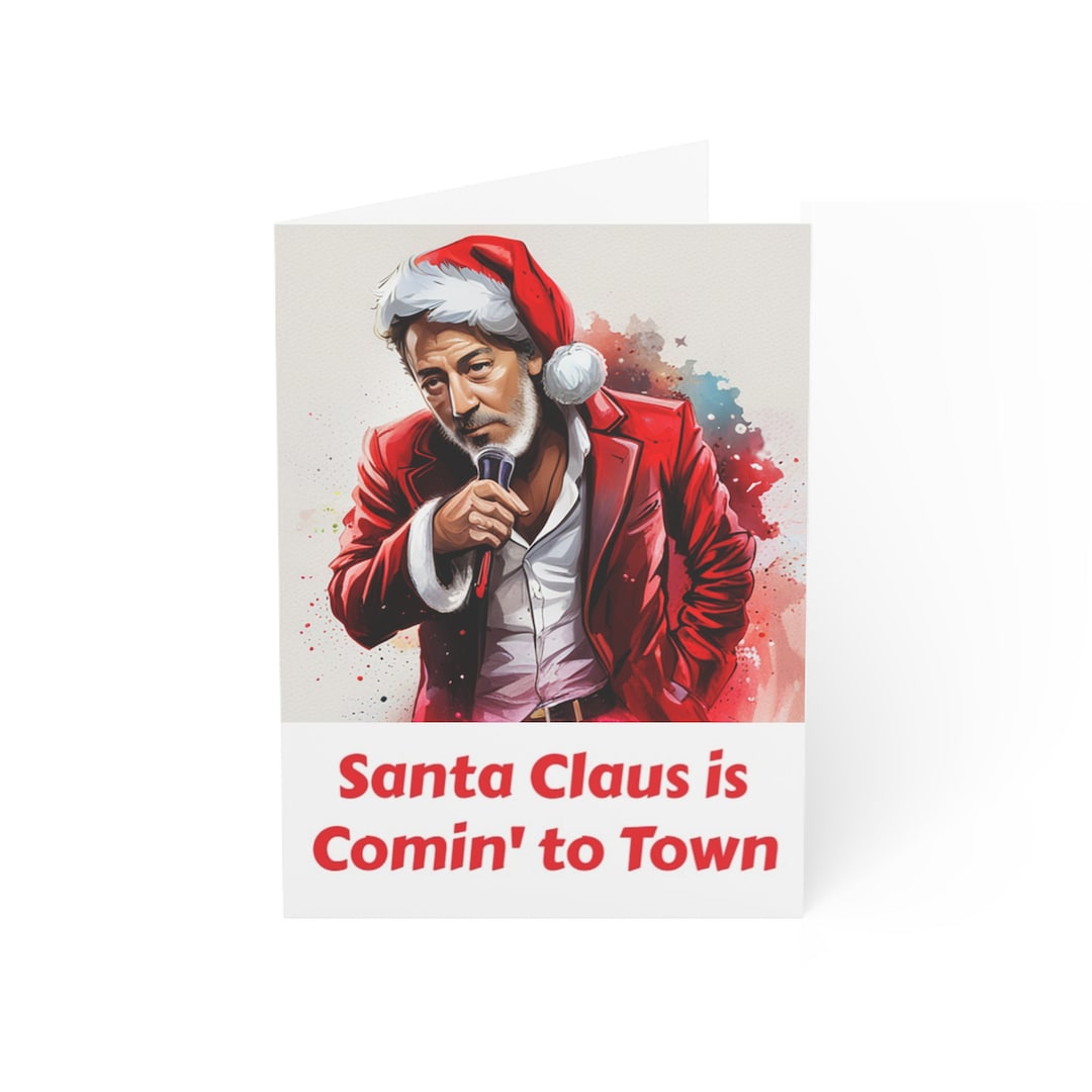 Christmas Card - Bruce Springsteen, Santa Claus is Comin' to Town ...