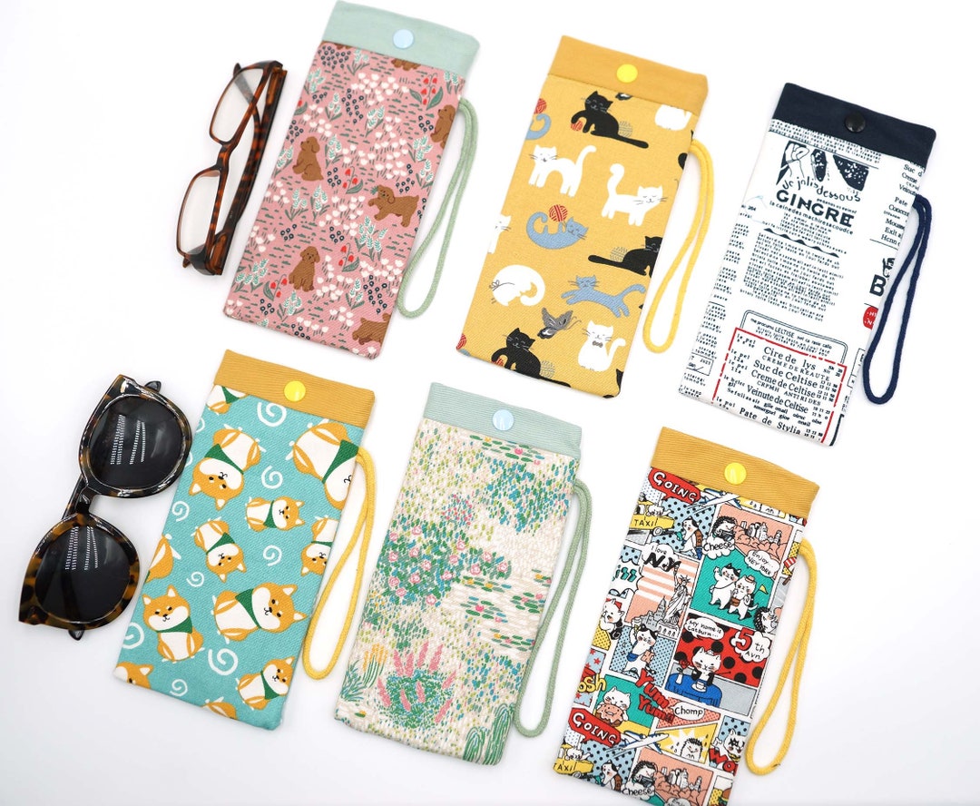 Handmade Fabric Glasses Case, Sunglasses Cases, Padded Spectacles ...